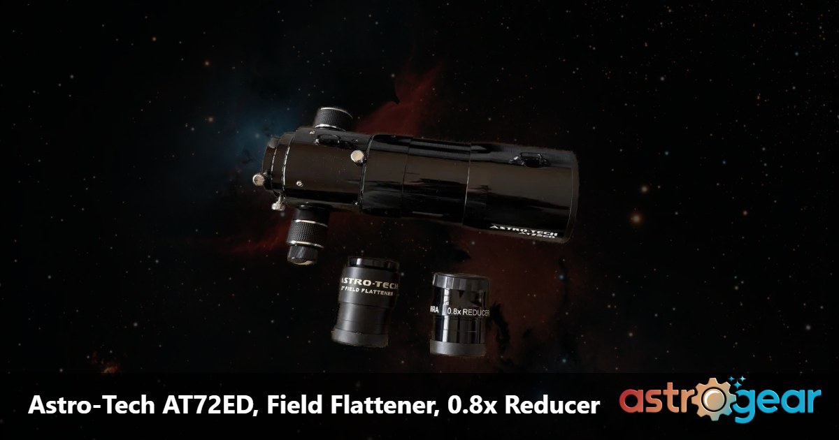 Astro-Tech AT72ED + Astro-Tech 2" Field Flattener + Stella-Mira 0.8x ...